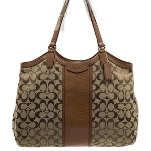 Coach | Bags | Coach Signature Snake Shoulder Bag | Poshmark